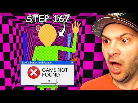 Baldi's Basics But Every Step Randomly Deletes Something..