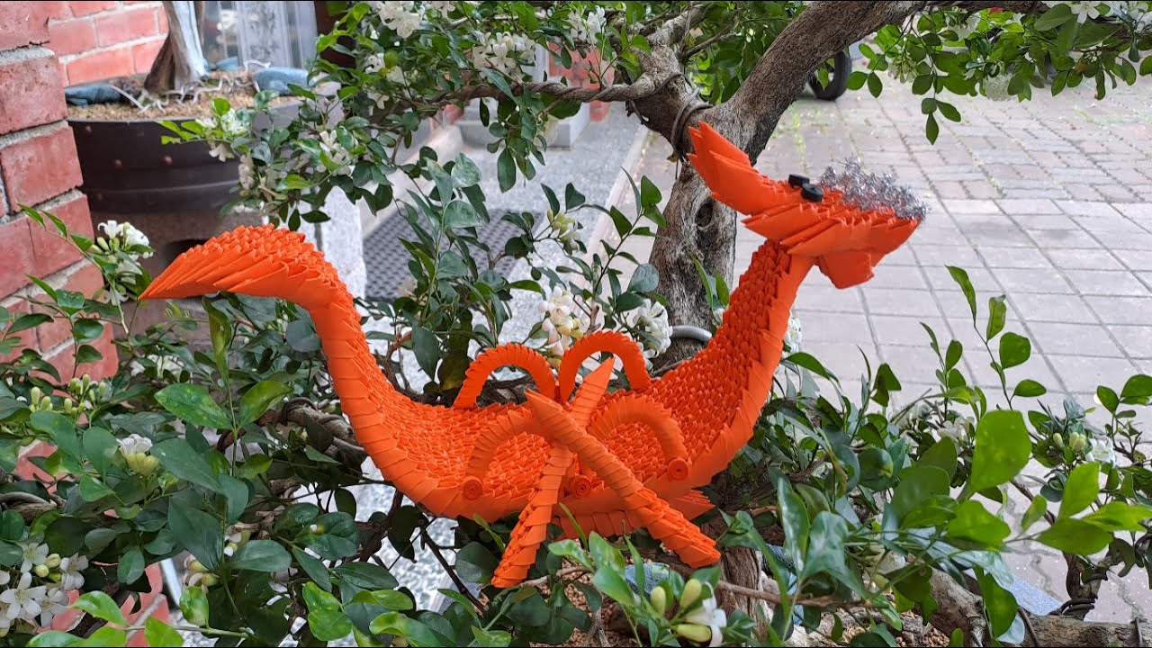 Tutorial Membuat Origami 3D Perahu Naga/Tutorial for Making 3D Origami ...