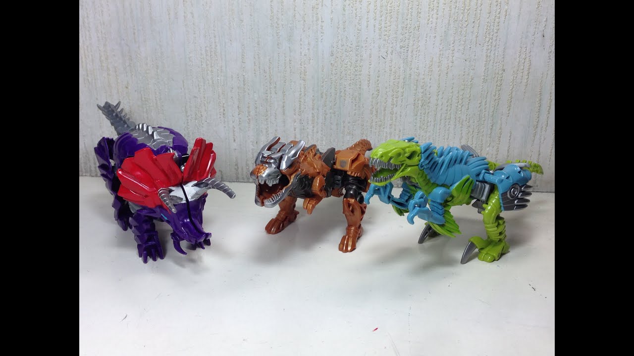 1 Step Grimlock Slash Slug Transformers 4 Review - YouTube