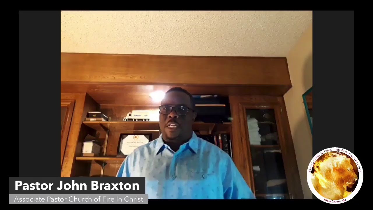 Thursday Night Service Pastor John Braxton Associate Pastor of Church ...