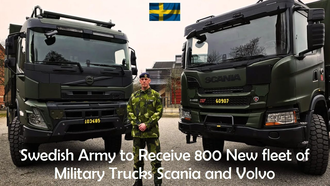 Swedish Army to Receive 800 New fleet of Military Trucks Scania and ...