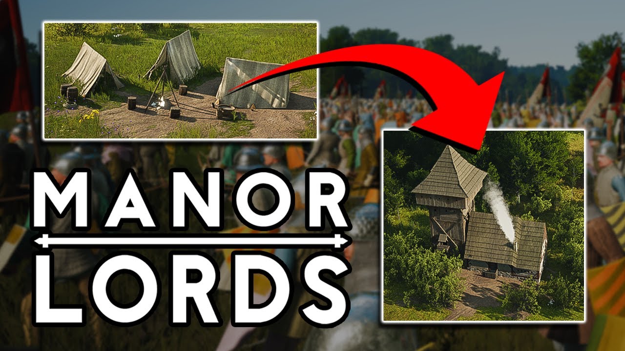 FULL Settlement To Manor in Manor Lords Guide - YouTube