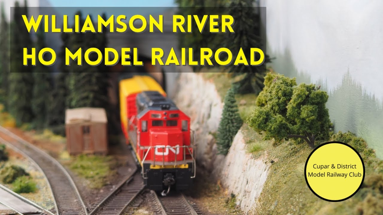 Williamson River - HO Canadian Model Railroad Layout. - YouTube