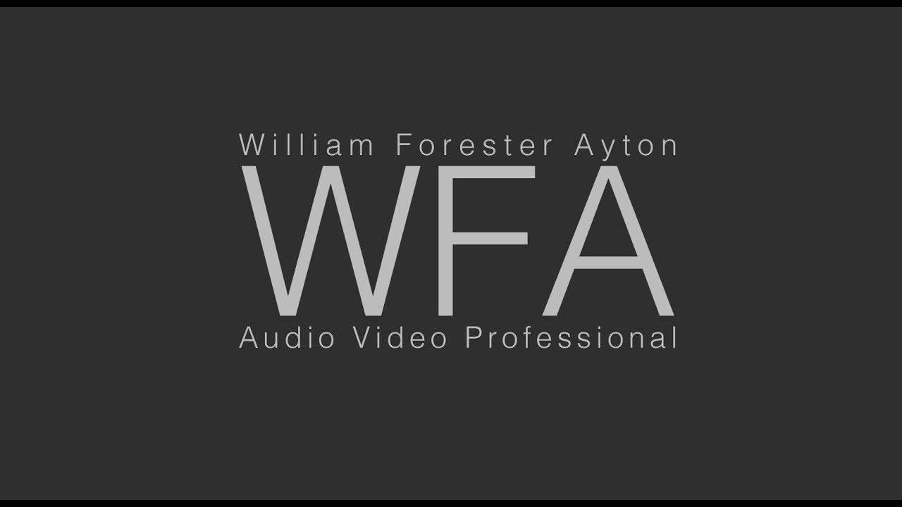William Forester Ayton - Showreel - YouTube