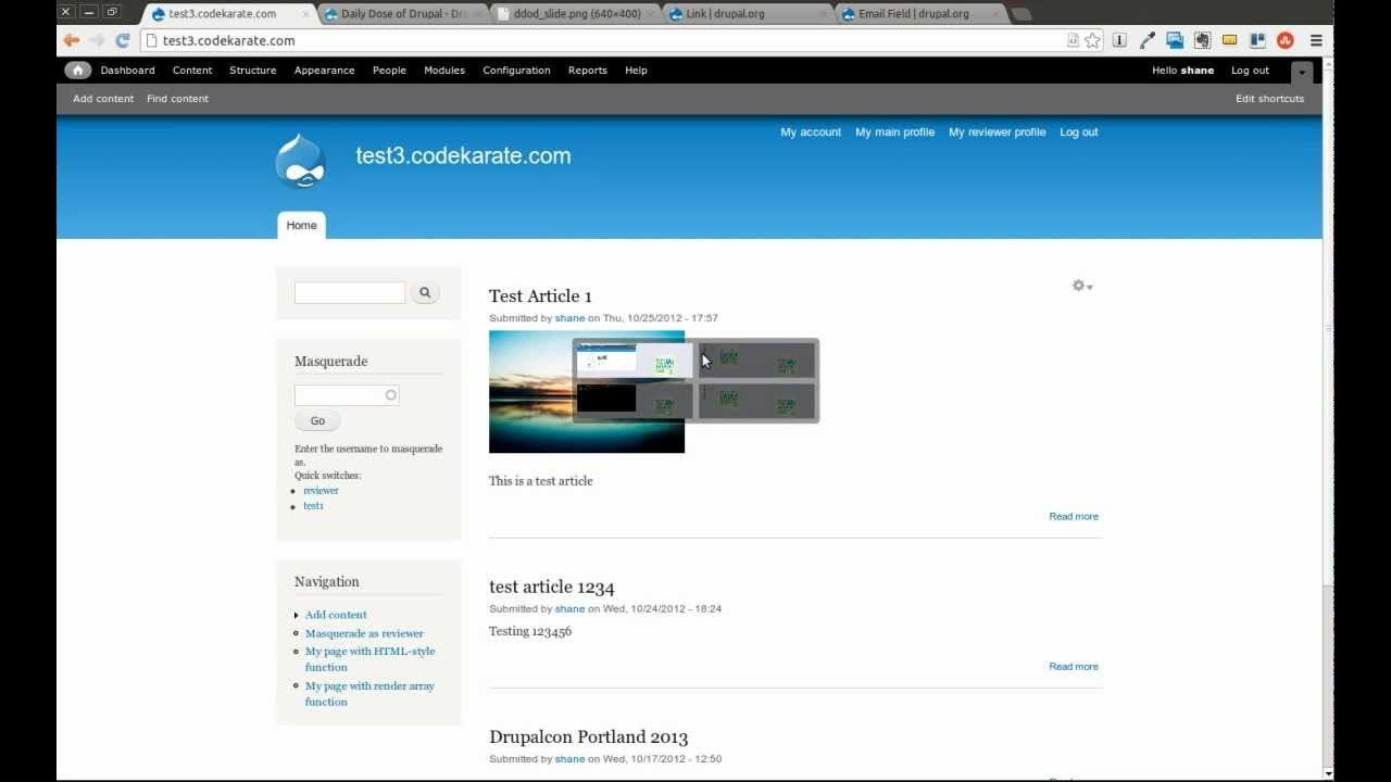 Drupal 7 Link and Email Field Modules - Daily Dose of Drupal episode 42 - YouTube