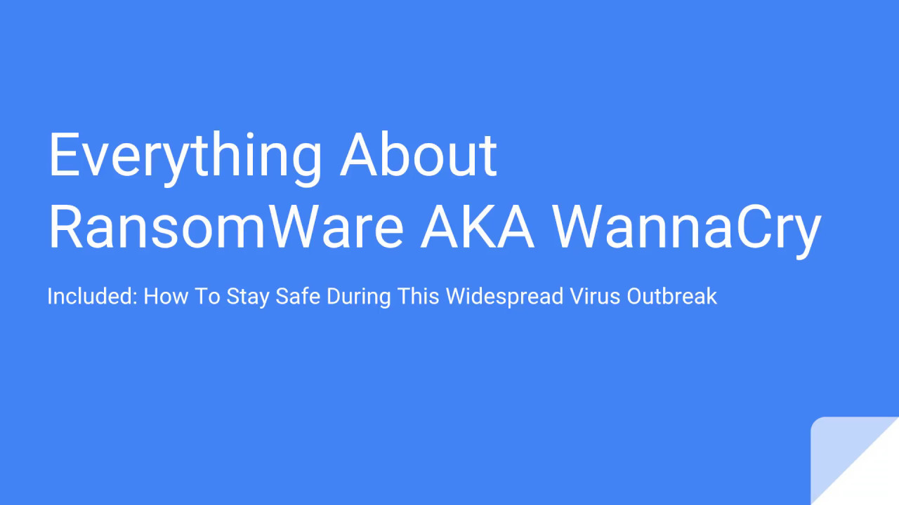 What Is Ransomware or Wanna Cry - Ransomware Explained - YouTube