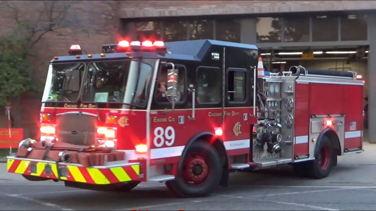 Chicago Fire Dept Engine 89 Responding - YouTube