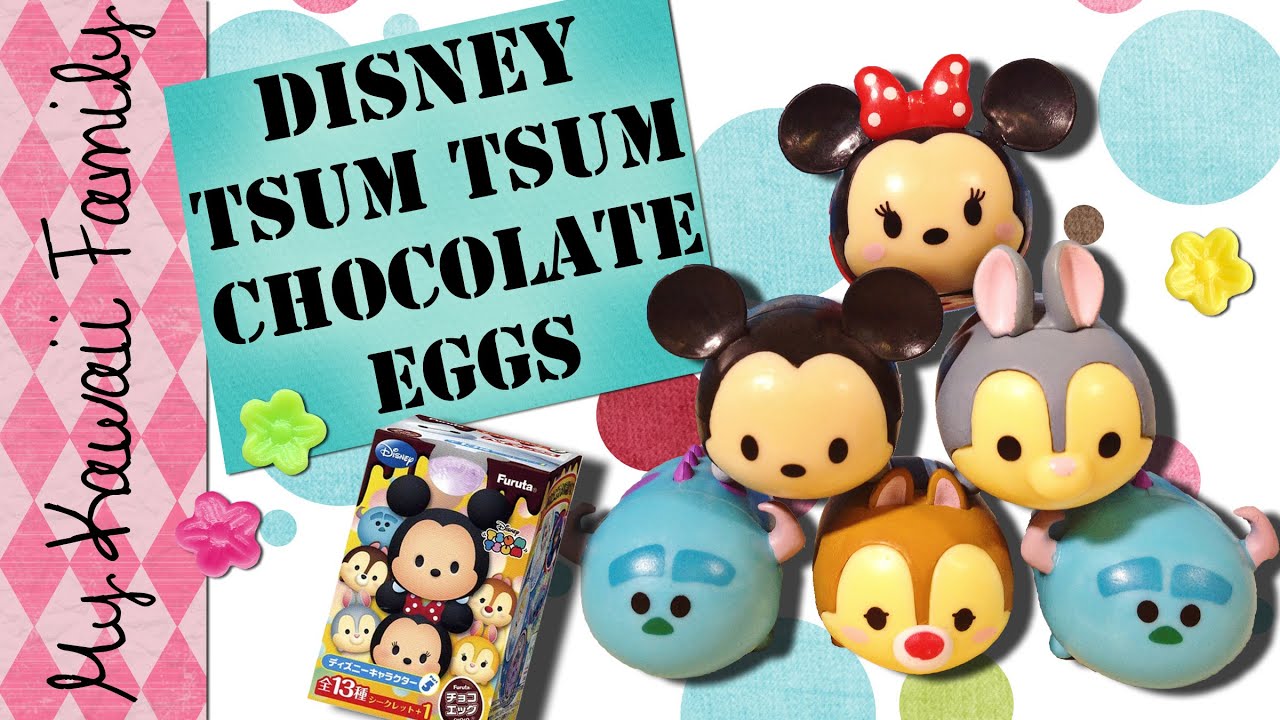 Disney TSUM TSUM Chocolate Surprise Eggs Part2! Furuta Eggs, Big Hero 6 ...