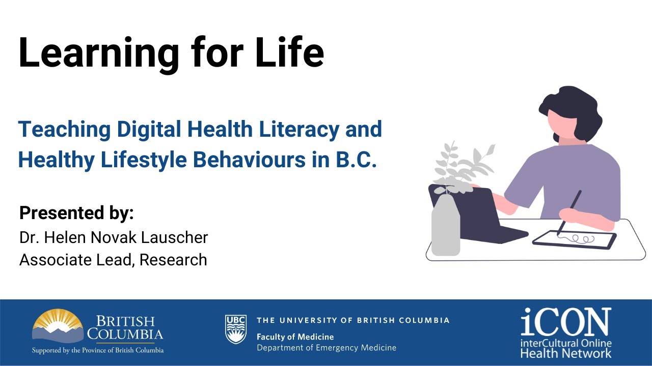 Learning for Life: Teaching digital health literacy and healthy ...