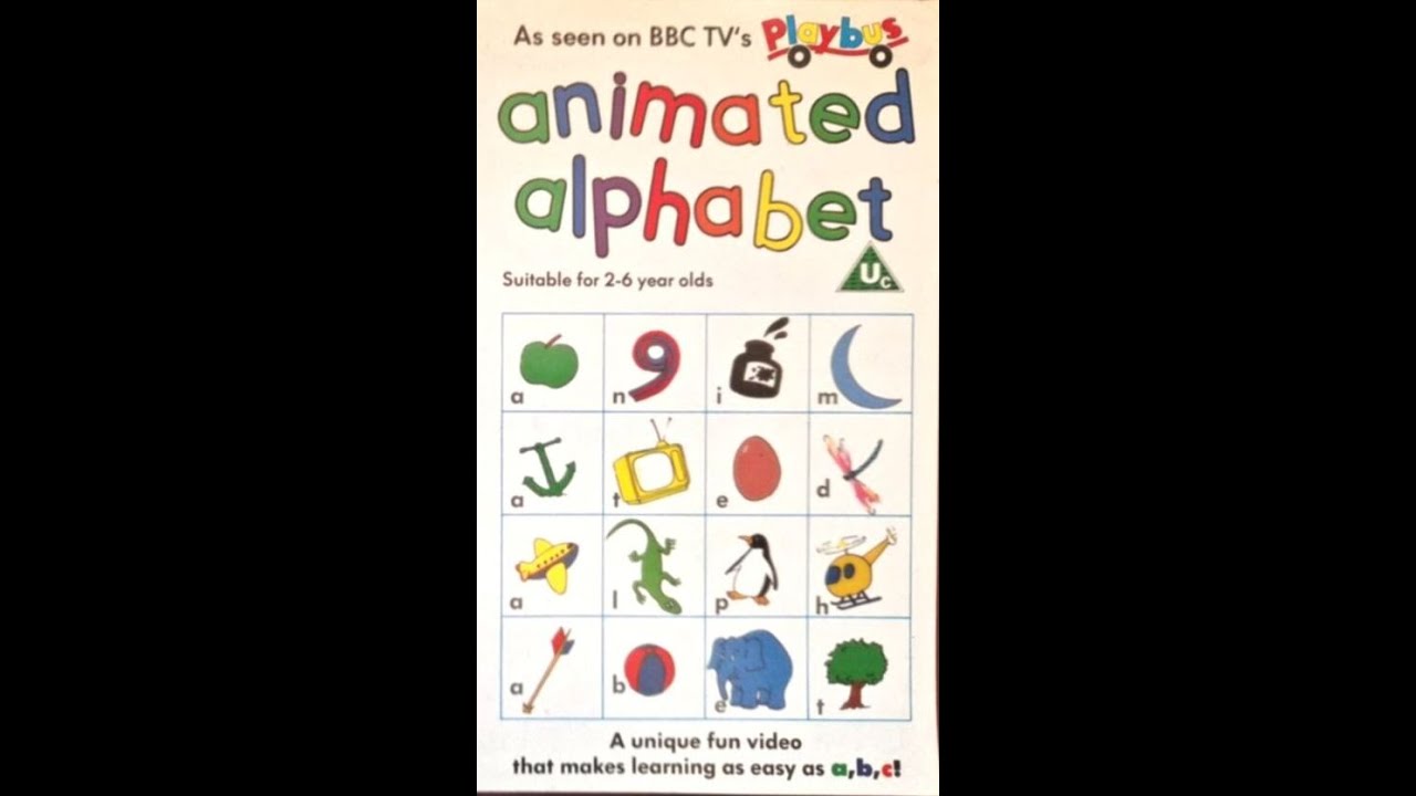 Animated Alphabet (1989, Full VHS) - YouTube