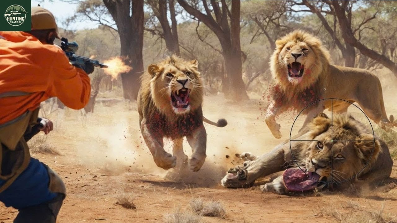 Lion Hunting - How do South African hunters deal with 36 of lions ...