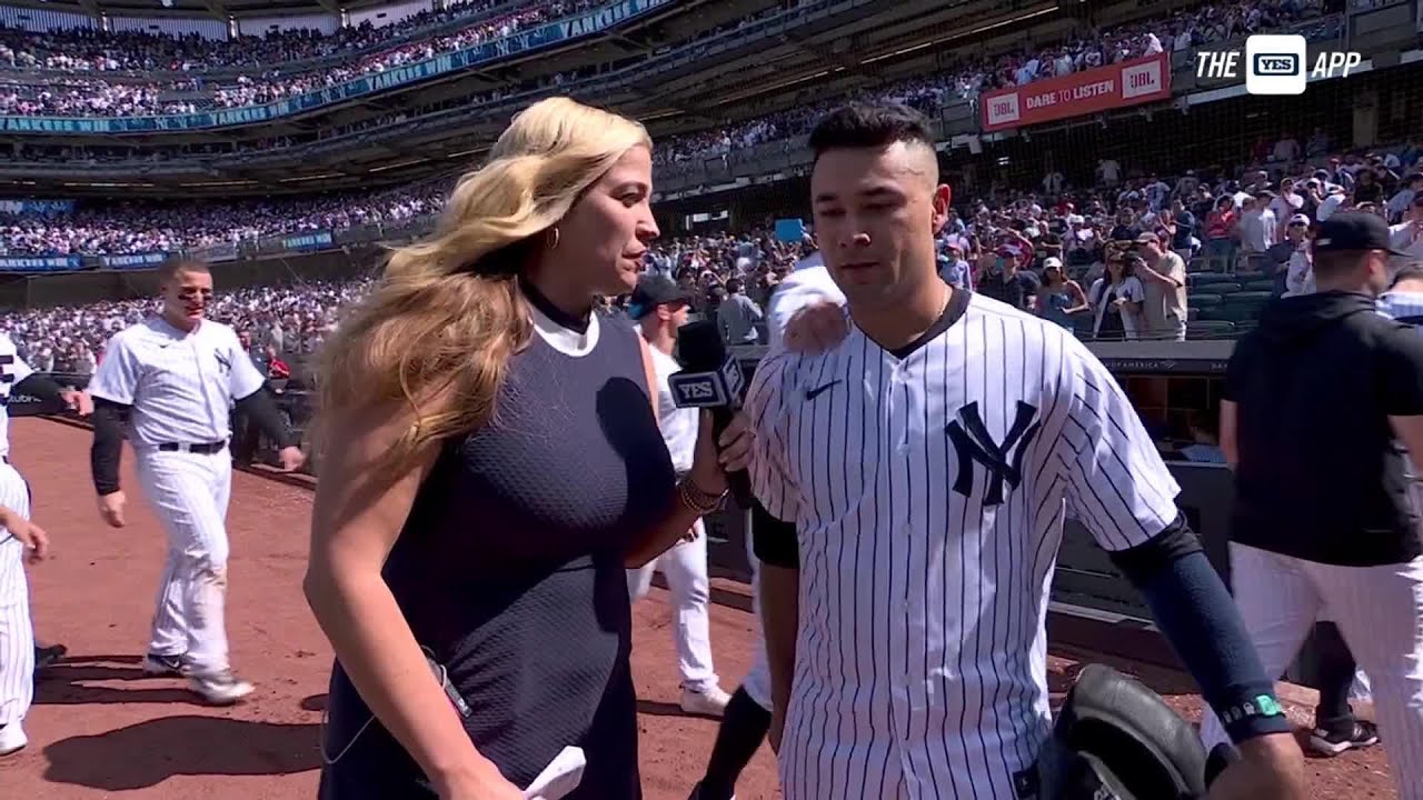 Isiah Kiner-Falefa after his walk-off single - YouTube