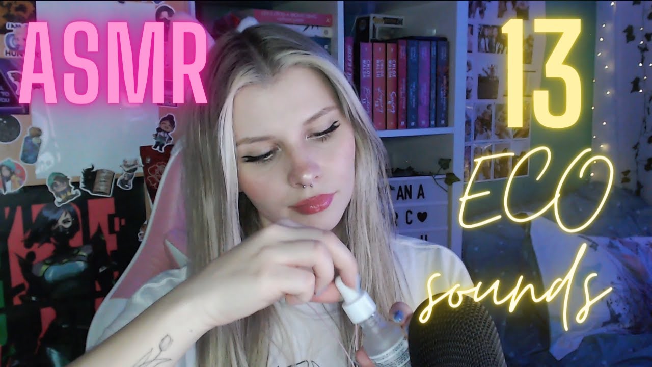 ASMR 13 eco sounds 💤| Blue Yeti | water, tapping, scatching, mouth sounds - YouTube