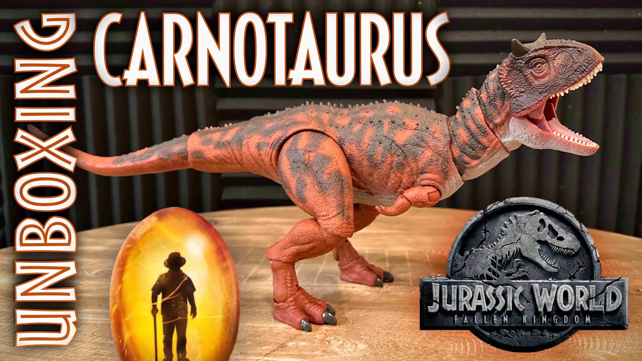 Unboxing Jurassic World Hammond Collection Carnotaurus | Jurassic Toy ...