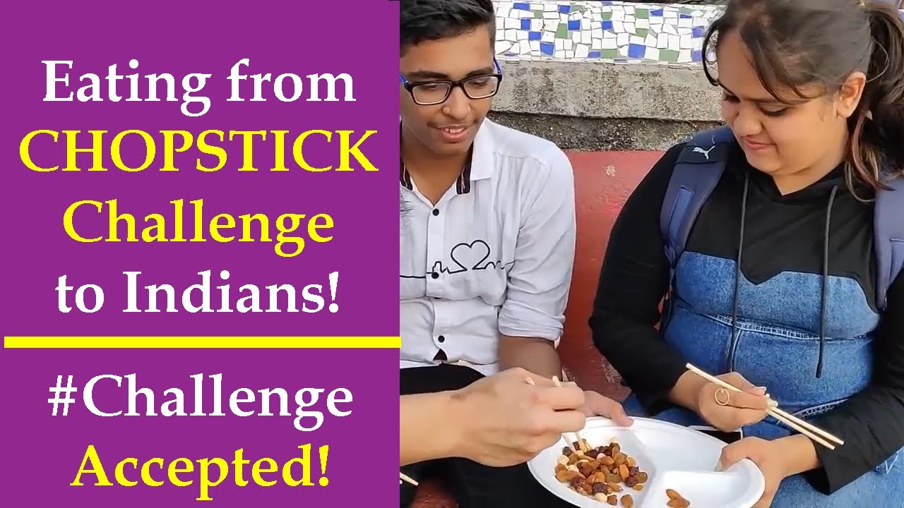 Eating from Chopsticks | Challenge accepted | Funny Video - YouTube