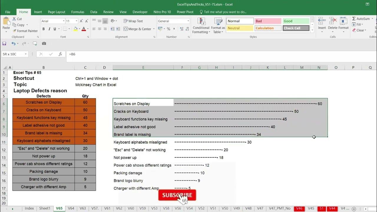 How to create appealing chart in MS Excel without having expensive ...