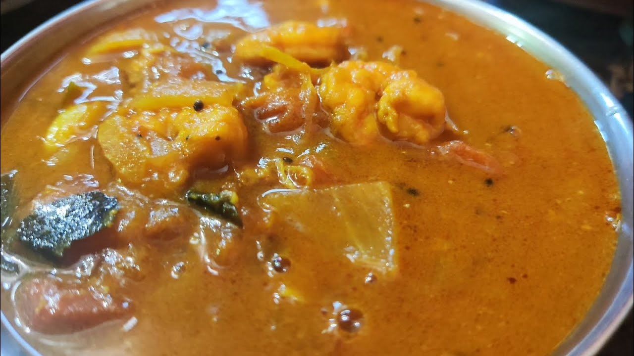 இறால் குழம்பு/ Brawn curry recipes/மண் சட்டியில் வைத்த பாட்டி காலத்து ...