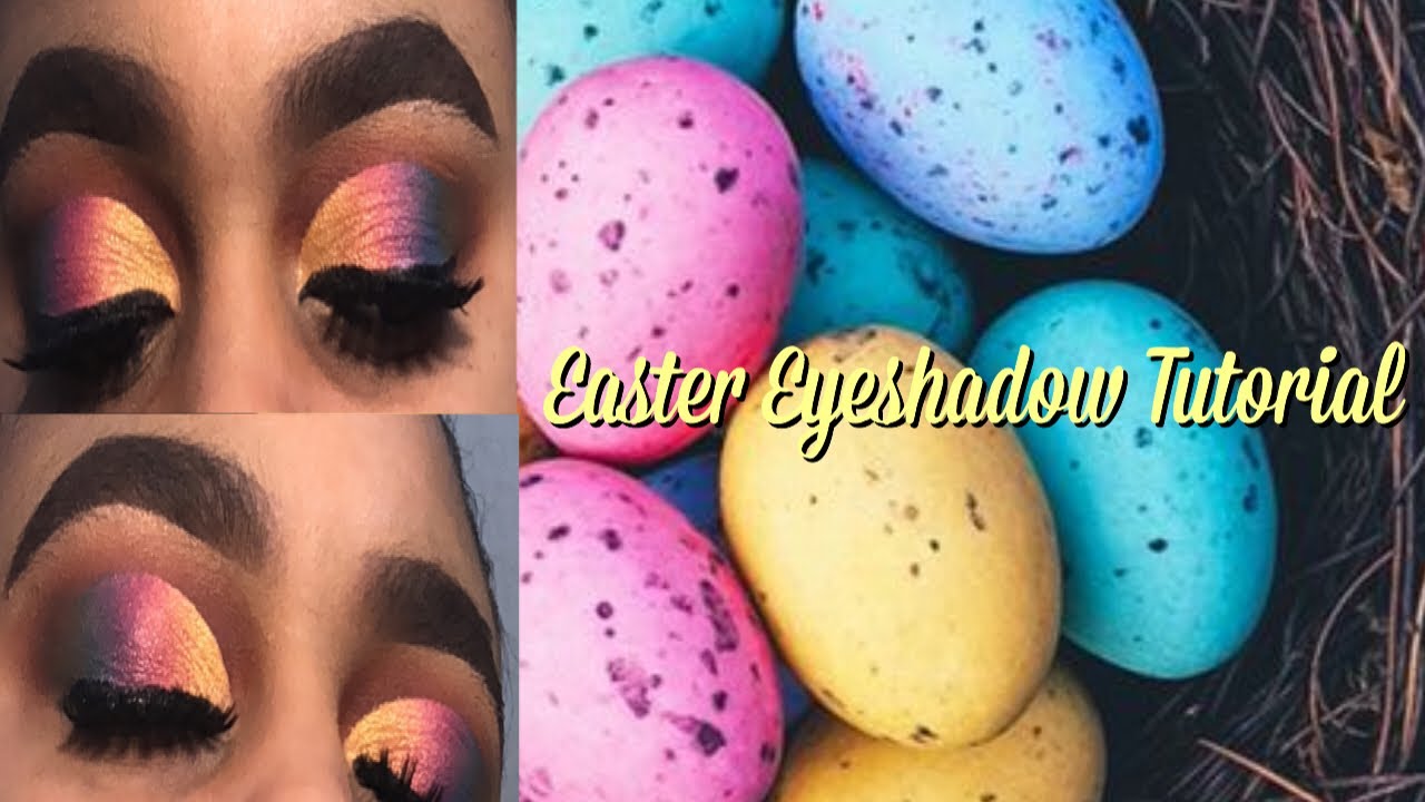 Easter Eyeshadow Tutorial - YouTube