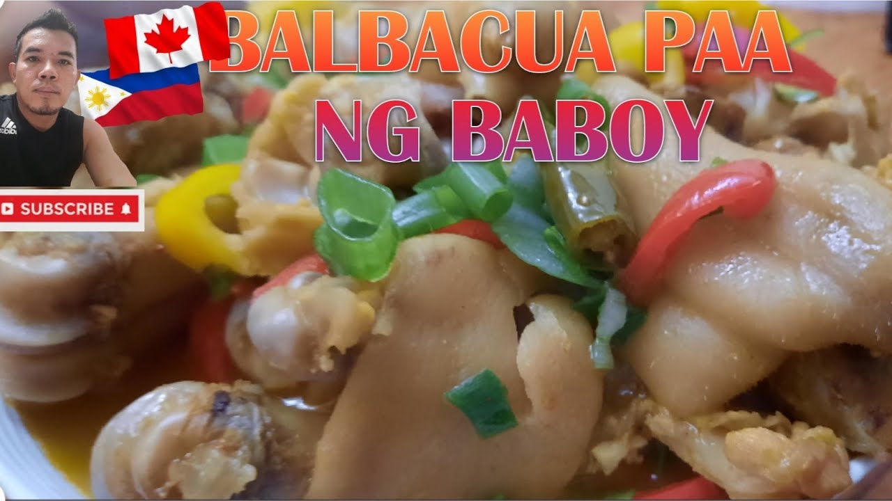 BALBACUA PAA NG BABOY - YouTube