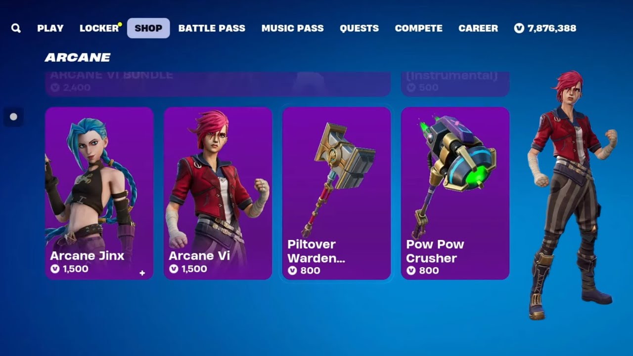 ACTUALIZADAS LAS SKINS DE ARCANE FINALMENTE EN FORTNITE?? ¿Cuando ...