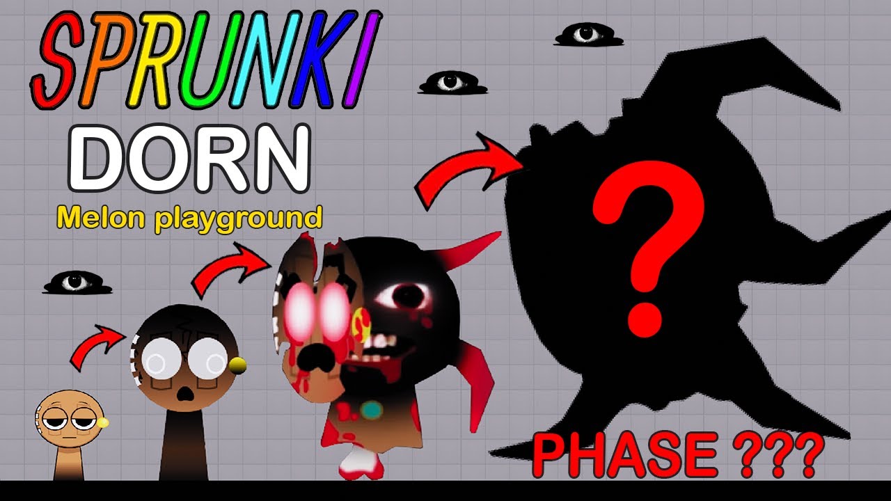 NEW EVOLUTION OF DORN SPRUNKI In People Playground - YouTube