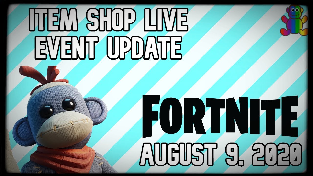 FORTNITE ITEM SHOP EVENT LIVE (AUGUST 9,2020) - YouTube