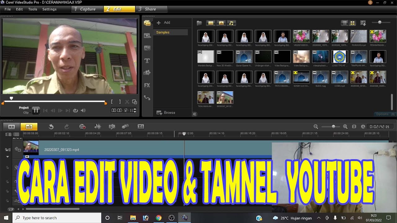 CARA EDIT VIDEO DAN TAMNEL UNTUK YOUTUBE - YouTube