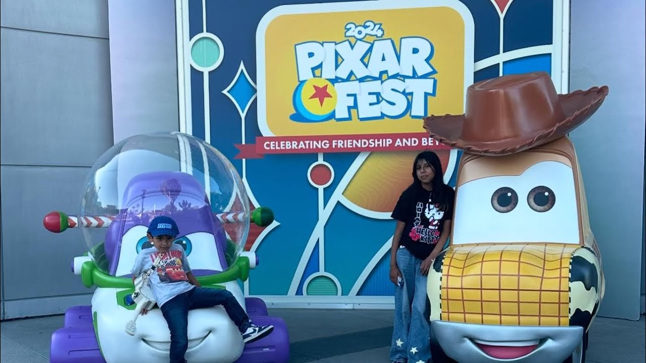VLOG:Roman's first time at Disneyland/ Pixar Fest 2024 - YouTube