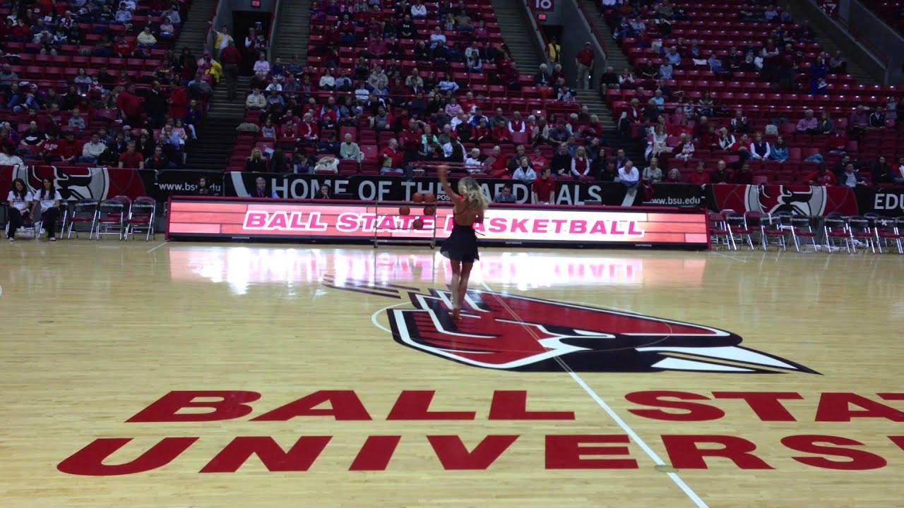 Ball State Basketball Halftime Hula Hoop Performance- Jessica McIntosh ...