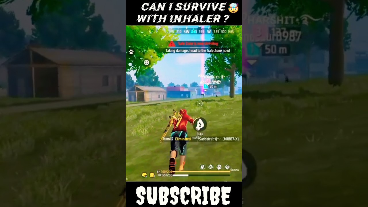 Can I Survive With an Inhaler ? Garena Free Fire #freefire #shorts # ...