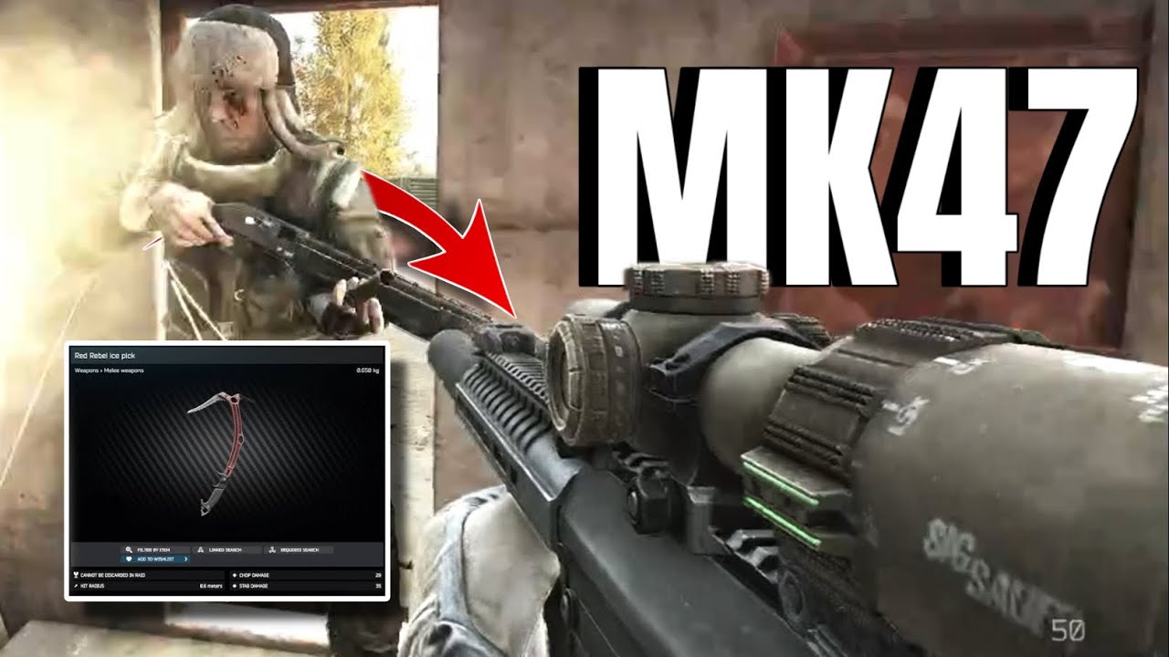 INSANE Tarkov Red Rebel DROP! And MK47 SOLO PvP And Questing! - Escape ...