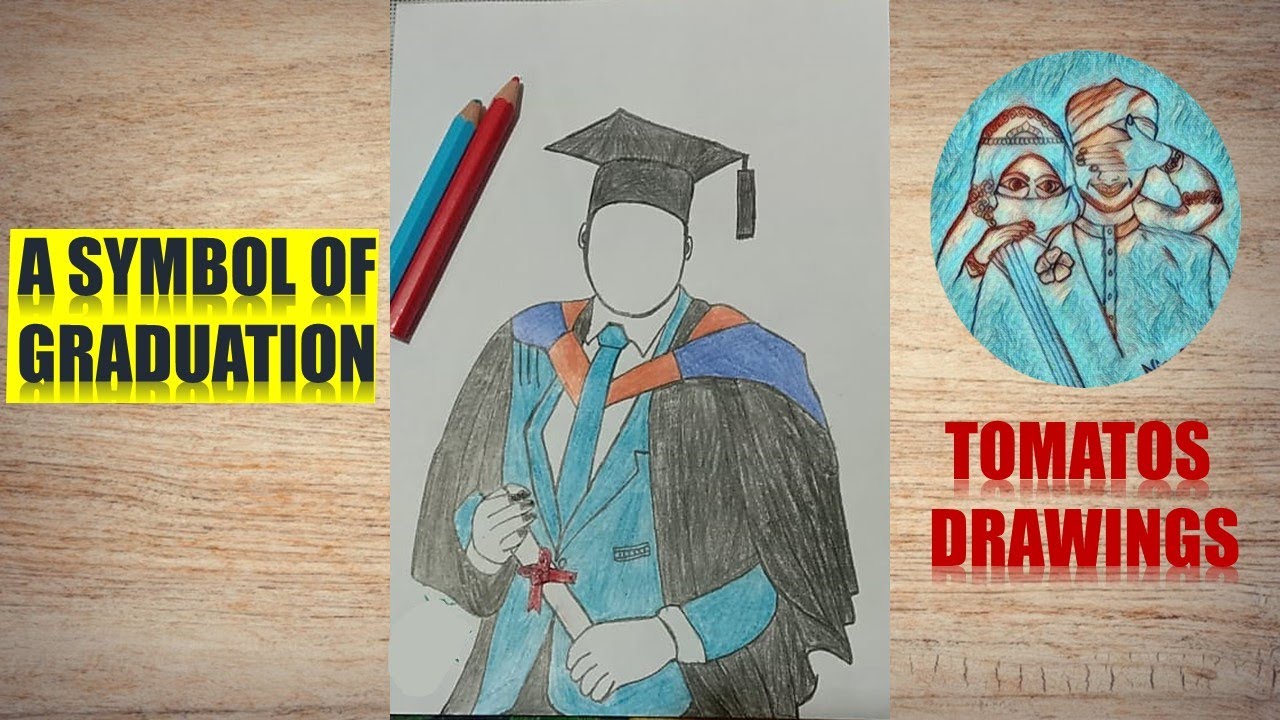 The Art of Graduating: A Drawing of a Graduate || 4k Drawing | Soothing ...