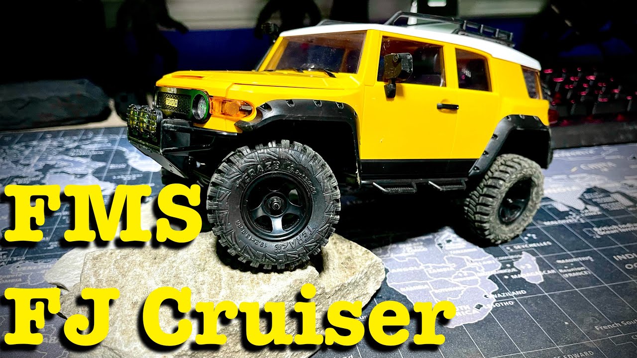 FMS FJ Cruiser Spotlight and Quick Run! - YouTube