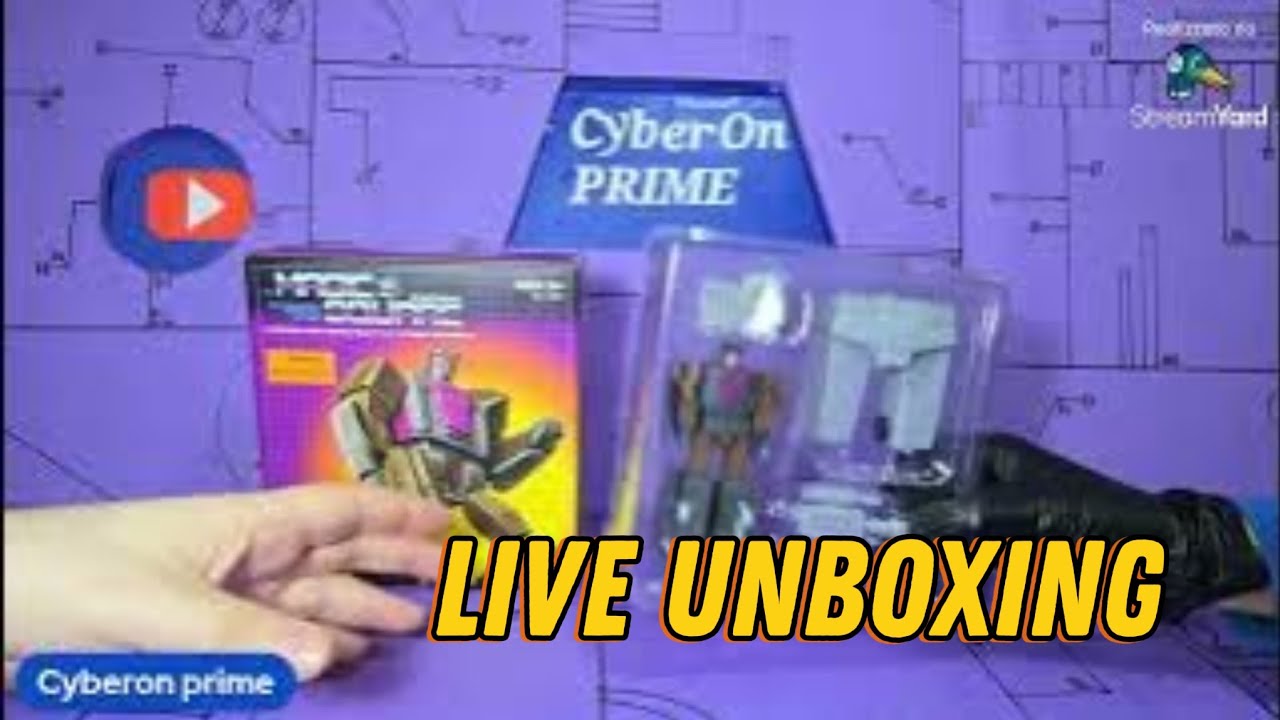 LIVE UNBOXING Transformers Magic Square B55C Space Shuttle aka Blastoff ...