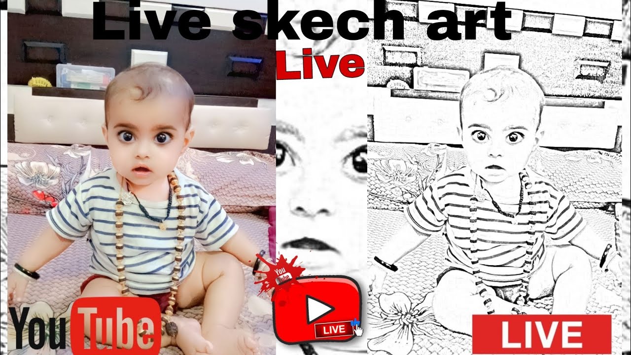 How To Dro Cute Baby #live - YouTube