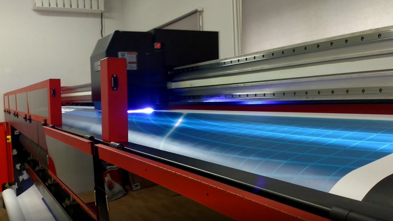 SinoColor 5 Meters Super Large Format UV Printers - YouTube