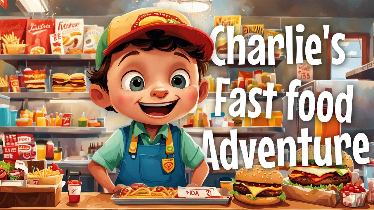 Charlie's Fast Food Adventure 🍔 - YouTube