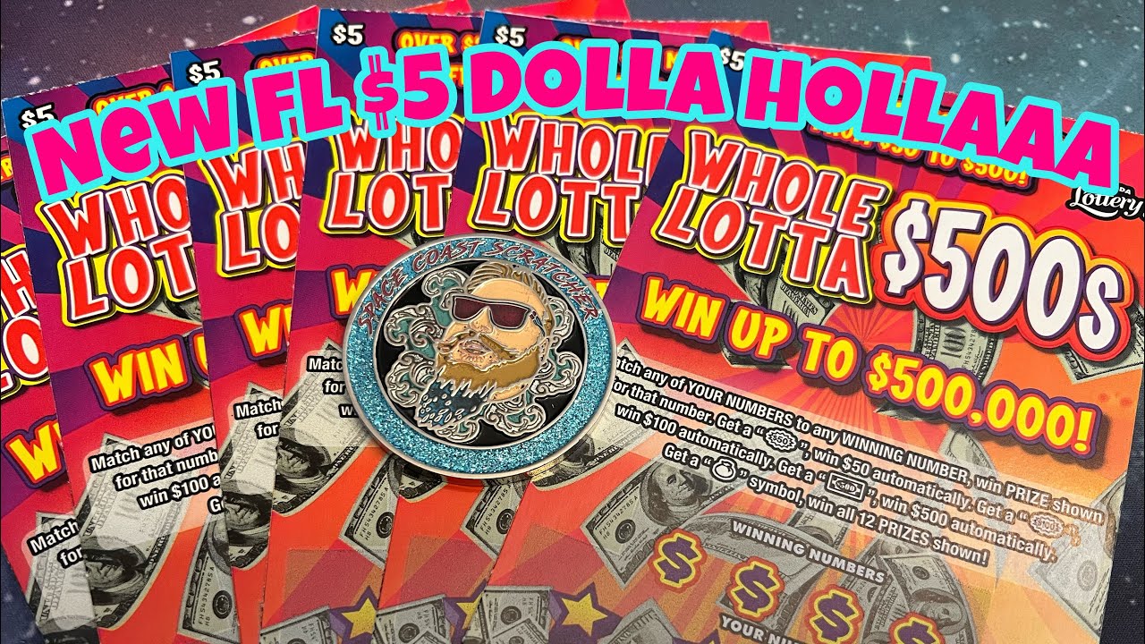 Florida New $5 dollar scratch off whole lotta $500s! $30 dollar session ...