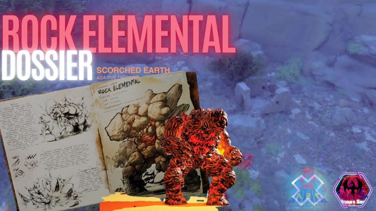Rock Elemental Dossier || Scorched Earth Explorer Note x Ark Survival Ascended from Official PVE ...