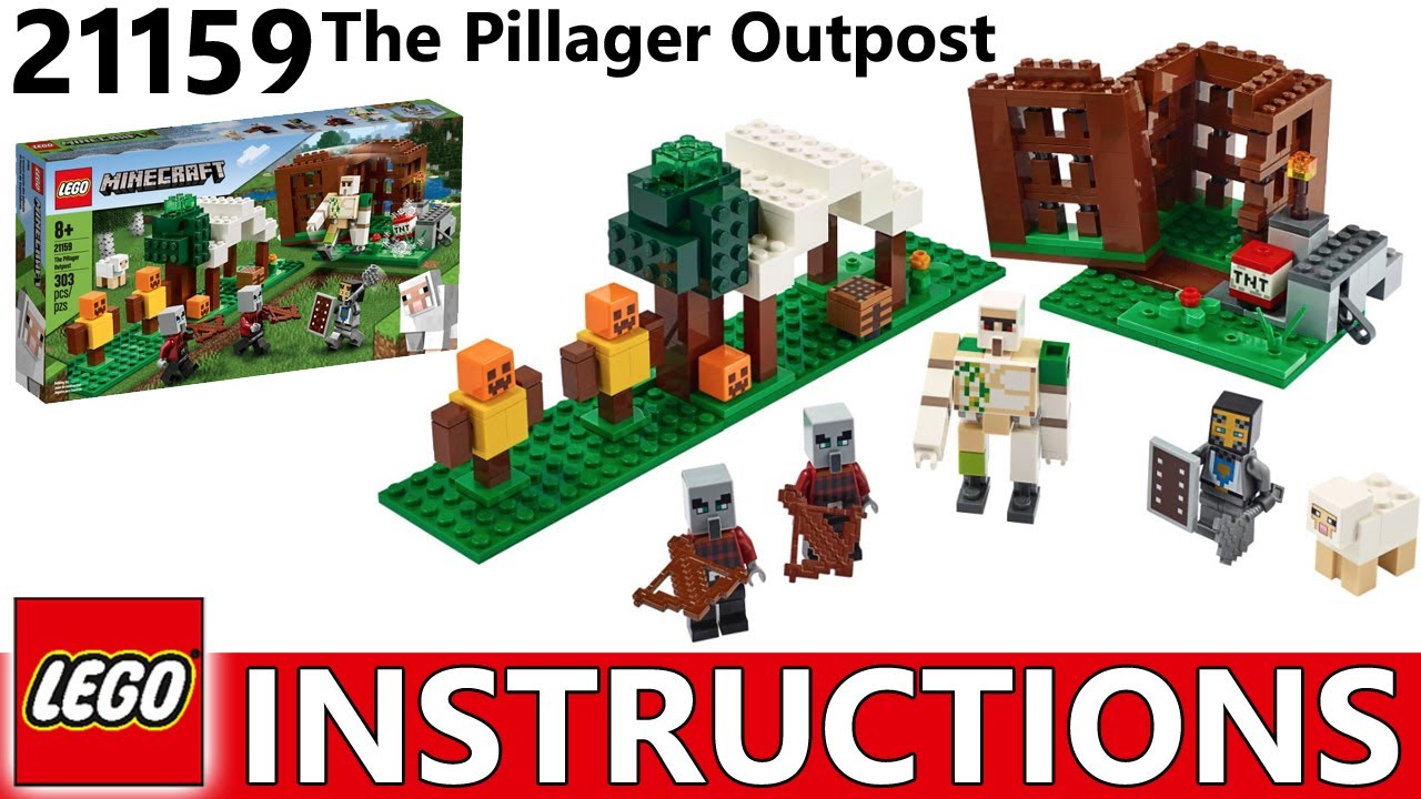 How to Build 21159 The Pillager Outpost 2020 | LEGO MINECRAFT ...