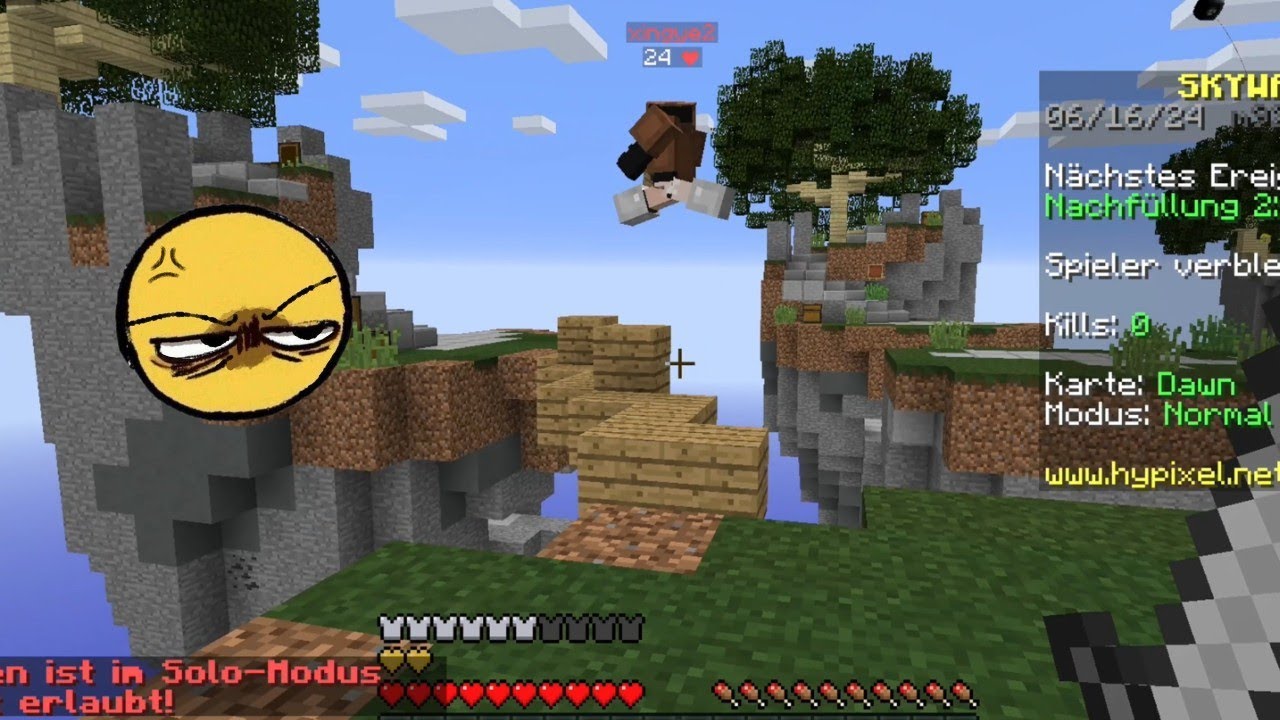 Nice Hacks! |Minecraft Skywars - YouTube