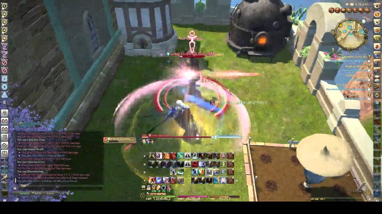 FFXIV: Heavensward - Dragoon (DRG) GCD Rotation - 3.0 - YouTube