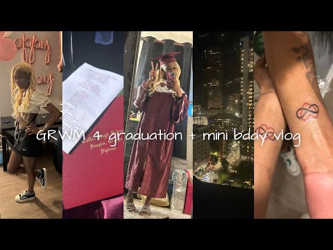 GR☆M 4 graduation + 18th birthday vlog: first tattoo, farris wheel ...