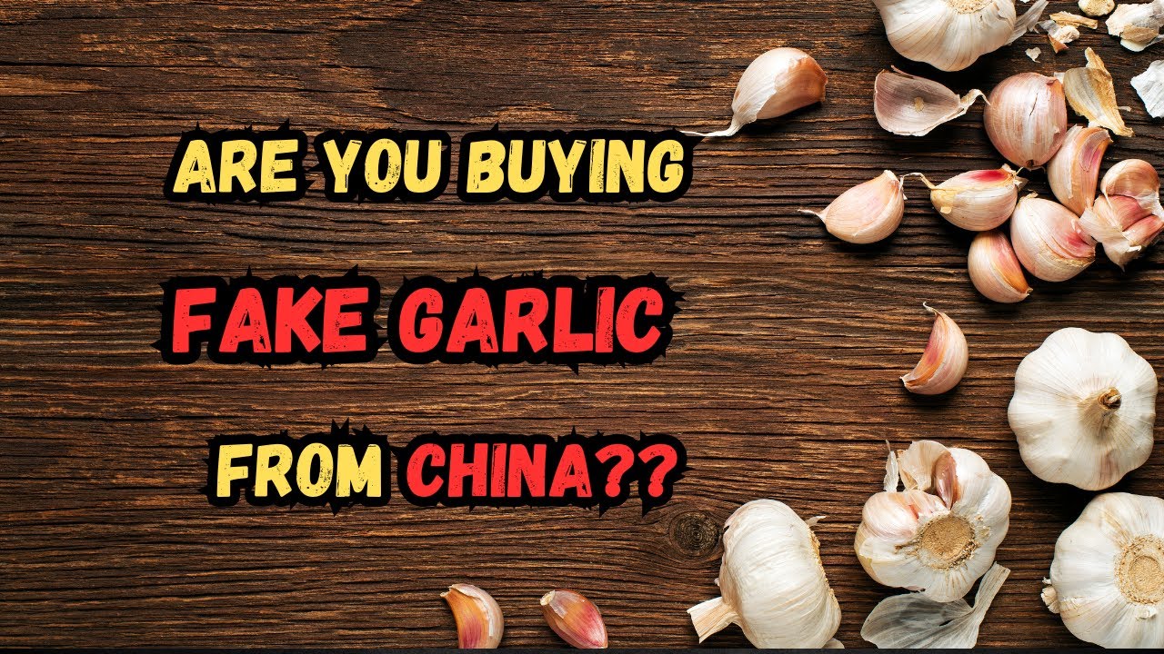 WARNING! Fake Chinese GARLIC is Taking Over America! Be Careful! - YouTube