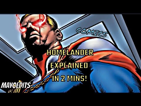 Homelander Explained in 2 Minutes | The Boys Comics - YouTube