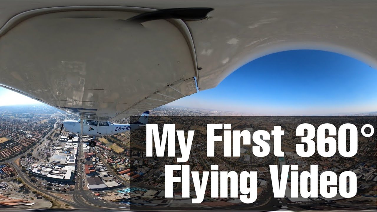 Cessna 360° Flight View With Takeoff & Landing | Fly With Sky - YouTube