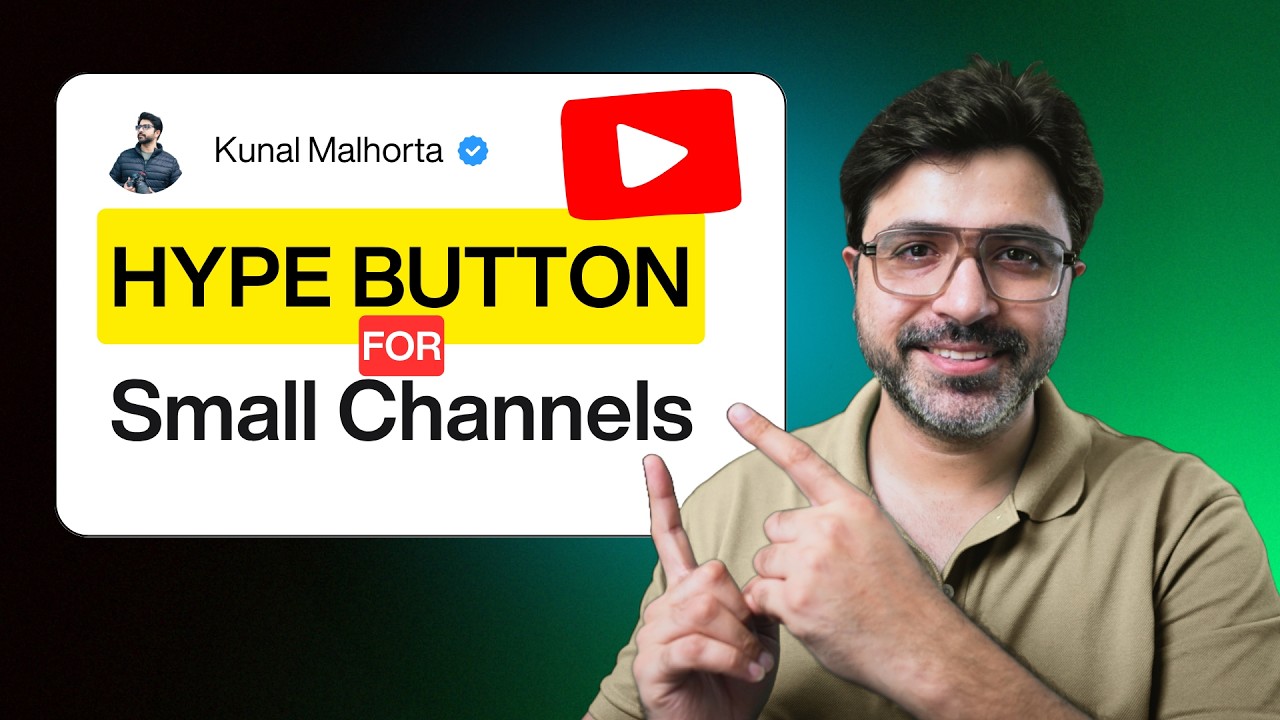 New Feature for Small YouTube Channels | YouTube Hype Feature - YouTube