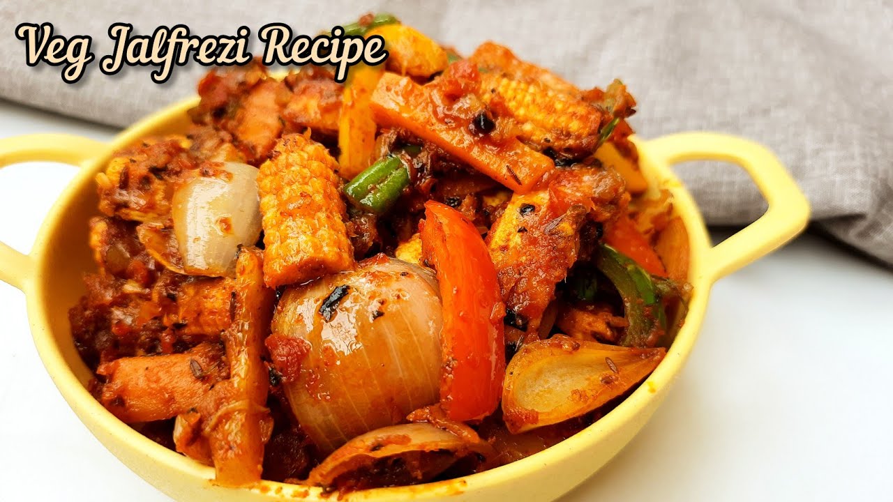 Vegetable jalfrezi recipe| How to make Veg Jalfrezi at home-restaurant ...
