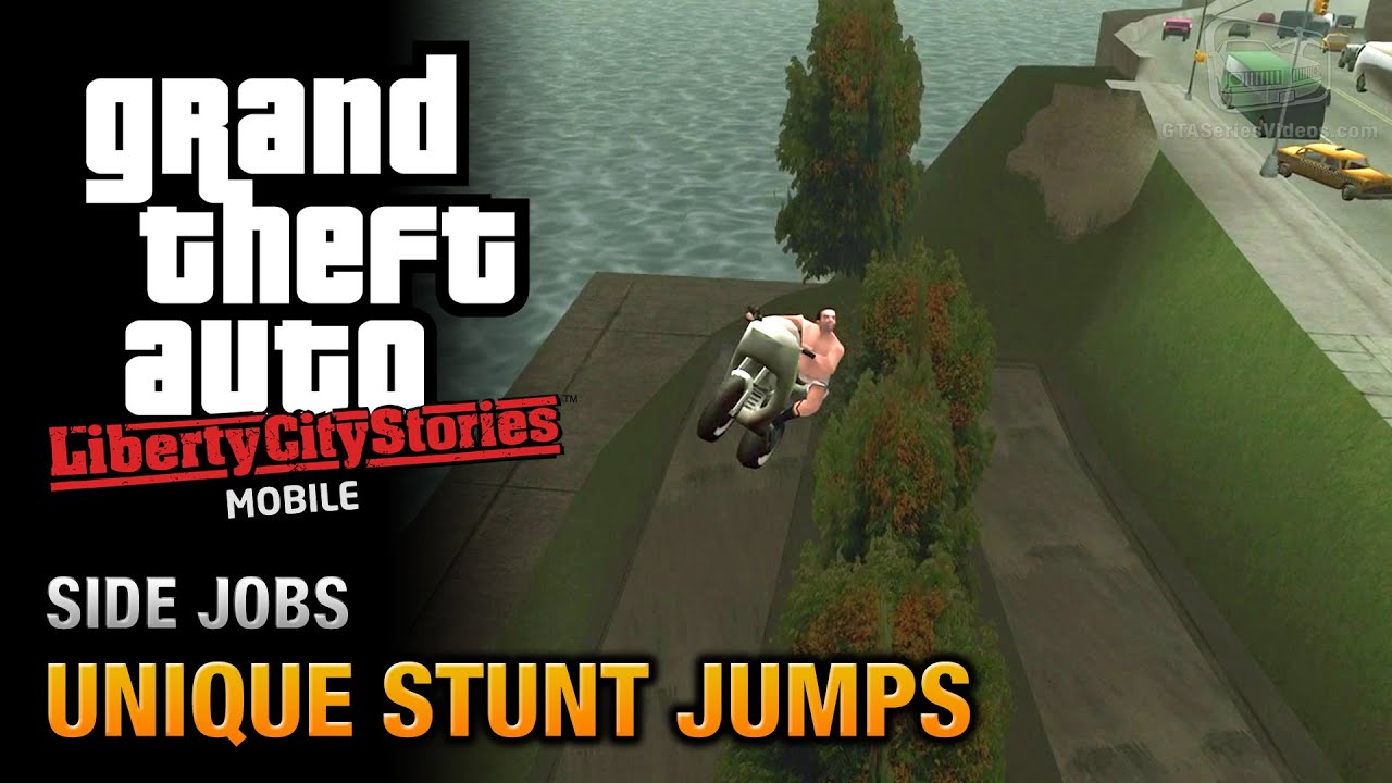GTA Liberty City Stories Mobile - Unique Stunt Jumps - YouTube