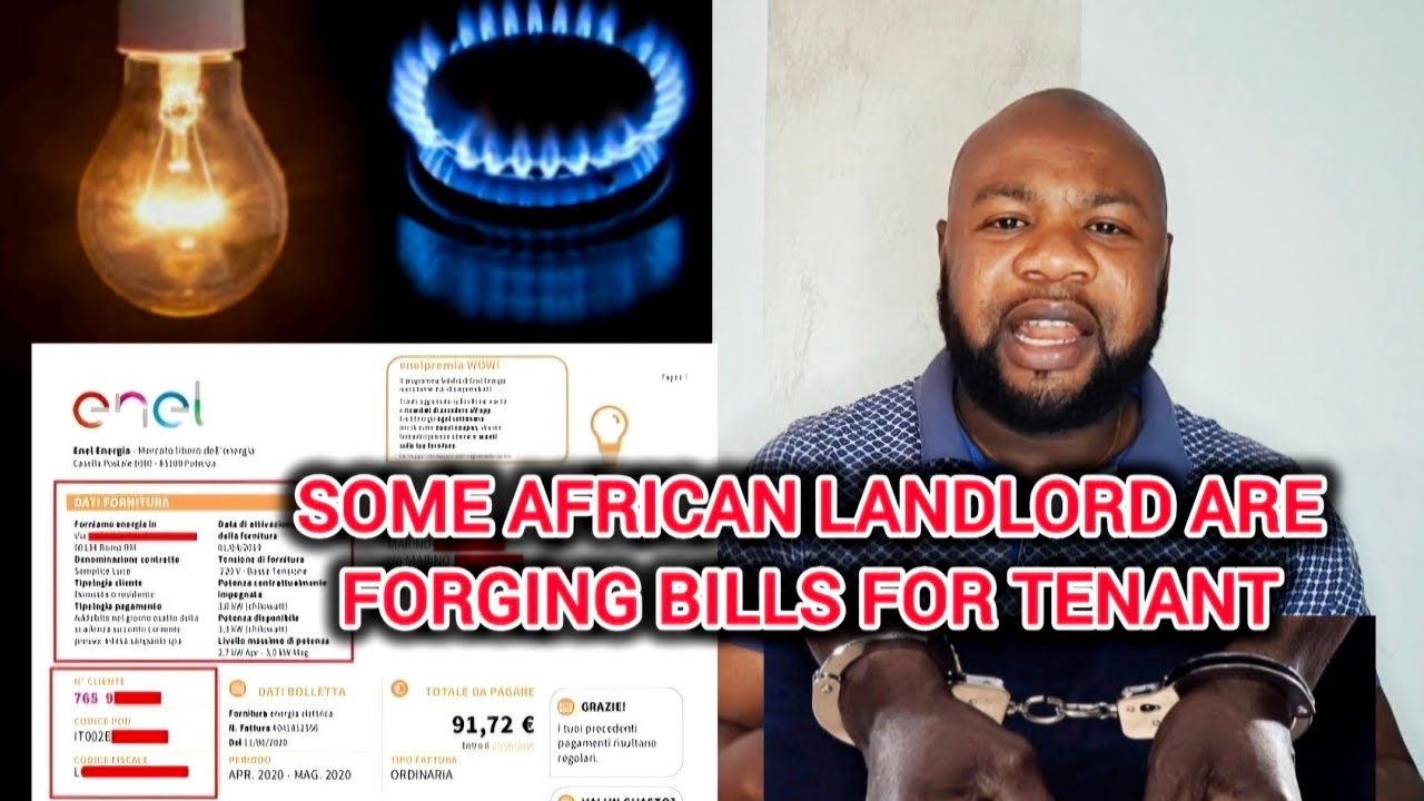 Some african landlords are forging bills for their tenants - YouTube